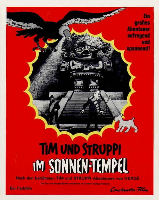 TIM UND STRUPPI im Sonnen-Tempel ORIGINAL Aushangfoto Hergé ...