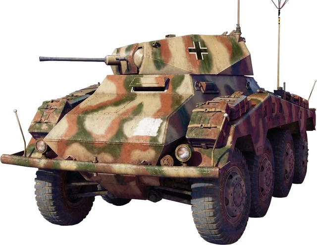MINIART MA35416 1/35 Tedesco Sd.Kfz.234/2 Auto blindata, Attrezzatur ...