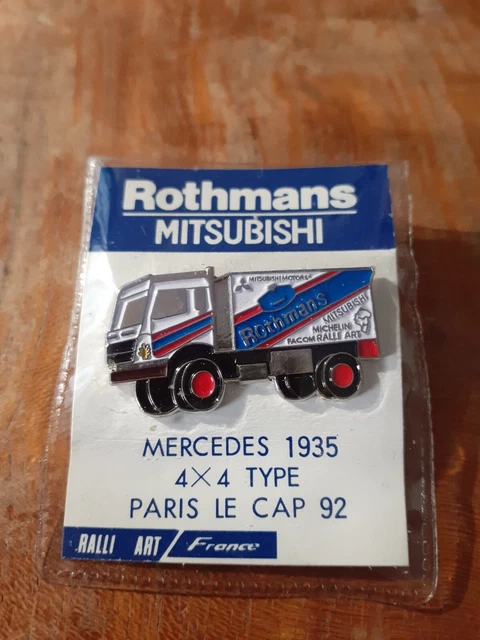 PIN'S CAMION MERCEDES 1935 4X4 - PARIS DAKAR 1992 - PARIS LE CAP EUR 4 ...