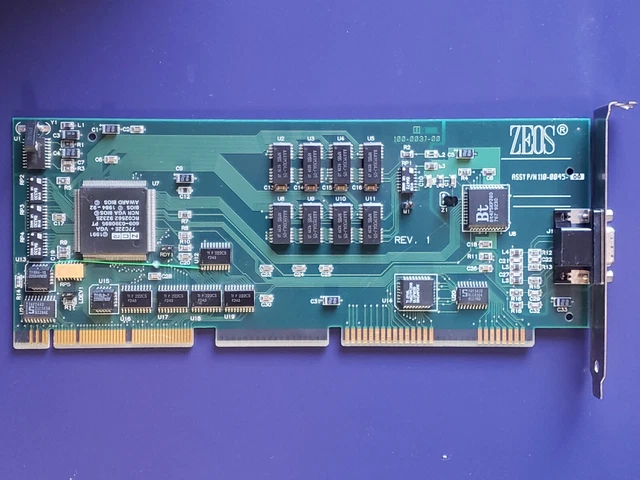 VLB VIDEO CARD, NCR 77C22E+, 1mb (ZEOS)! EXTREMELY RARE! Vintage/Retro ...