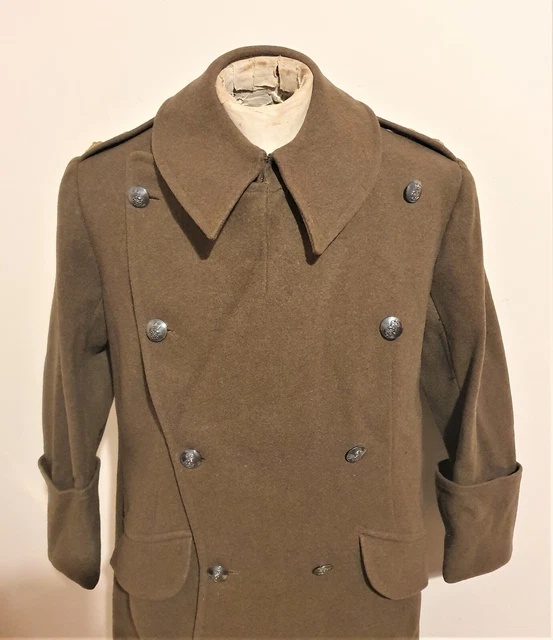 WW2 BRITISH ARMY Lord Lieutenant Officer Greatcoat G.L. Johnston The ...