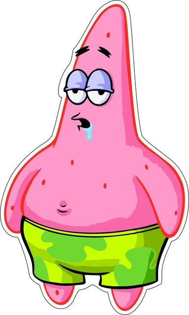 PATRICK STAR - Vinyl Sticker Decal - Full Color Cad Cut SpongeBob $7.49 ...