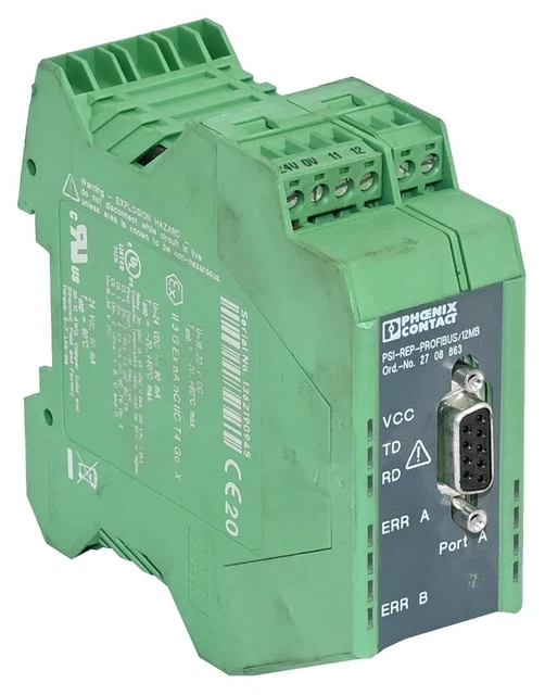PHOENIX CONTACT PSI-REP-PROFIBUS/12MB 2708863 Repeater EUR 95,00 ...