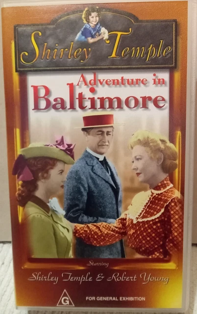 ADVENTURE IN BALTIMORE **SEALED** VHS Video Tape Shirley Temple 1949 b ...