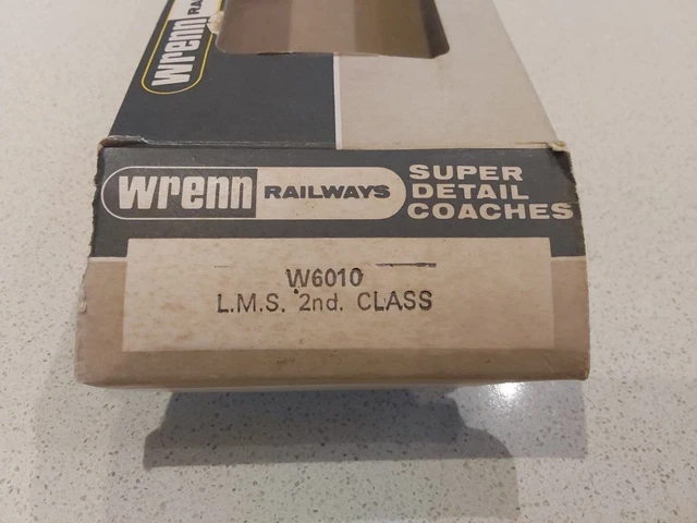 WRENN OO GAUGE LMS 2nd Class 6010 Maroon Coach In Excellent Condition ...