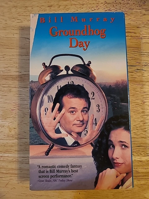 GROUNDHOG DAY VHS Bill Murray Andie MacDowell Chris Elliot £5.54 ...
