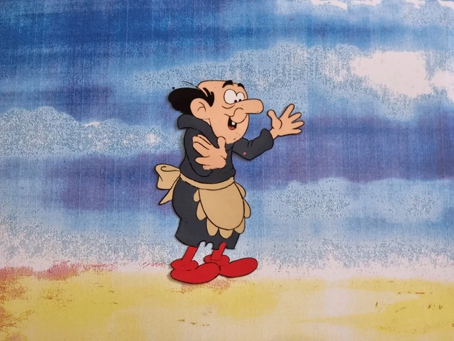 HANNA BARBERA GARGAMEL Original 1980s TV SMURFS Animation Art ...