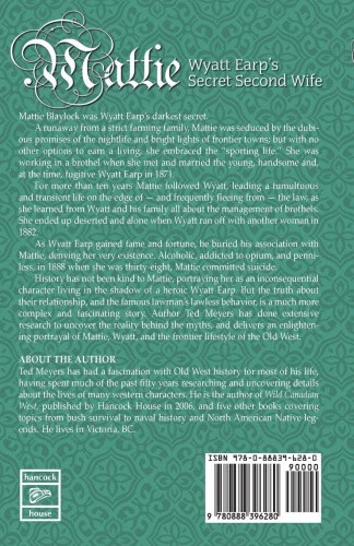 MATTIE: WYATT EARP'S Secret Second Wife by Meyers, E. C. EUR 26,47 ...
