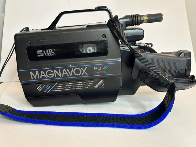 MAGNAVOX VR9244/46AV S-VHS Movie-Maker HQ Digital High Shutter CCD Rare ...