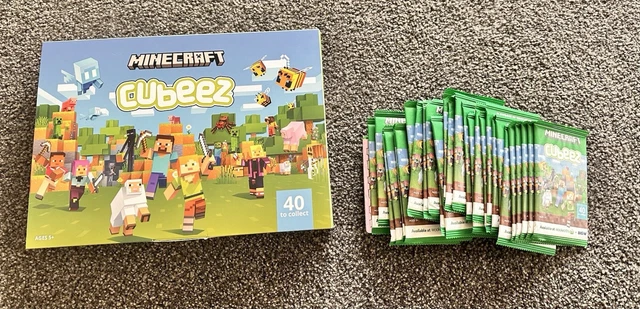 MINECRAFT CUBEEZ COMPLETE Full Set of 40 + Collector Case - New ...