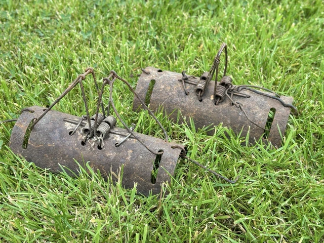 PAIR OF ANTIQUE Early 1900’s Duffus Mole Traps £15.05 - PicClick UK
