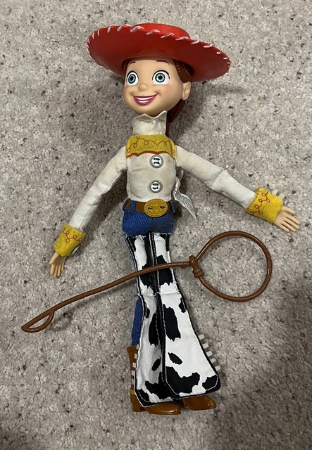 DISNEY/PIXAR 2002 TOY Story Pull String Talking Jessie with Hat/Lasso ...