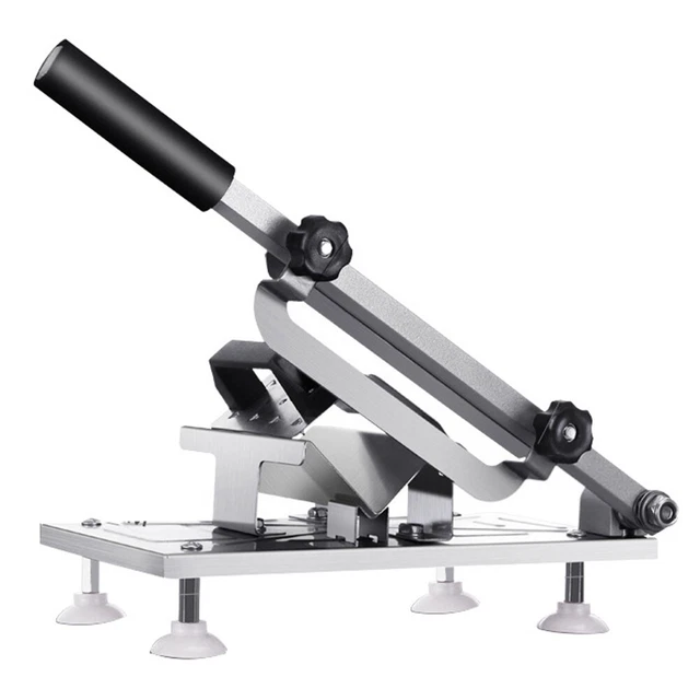 FROZEN MEAT CUTTING Machine Table Slicer Stainless Steel Manual Meat ...