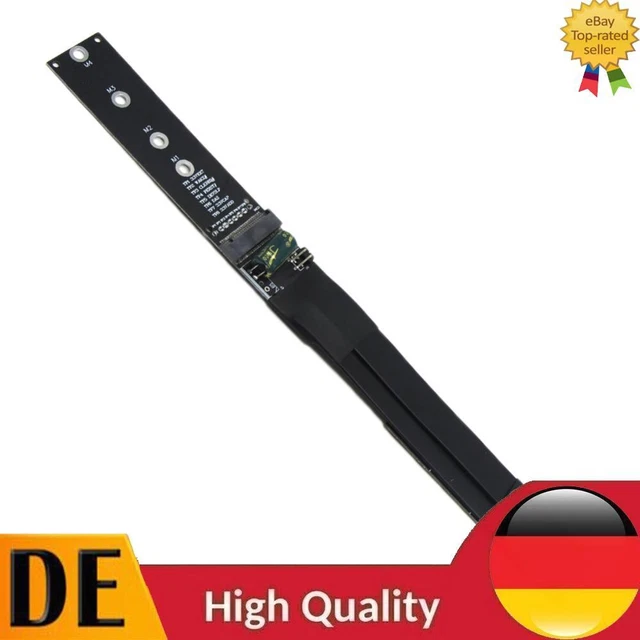 32GBPS 15CM M.2 Riser Cable M.2 NVMe SSD Extension Cable Supports PCI ...