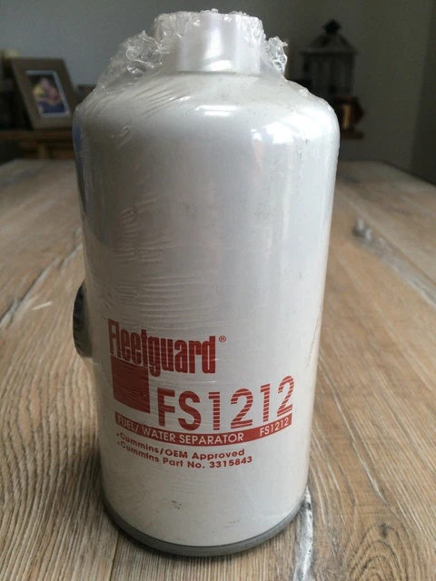 FLEETGUARD FUEL,WATER SEPERATOR FILTER FS1212 Cummins 3315843 £9.99 ...