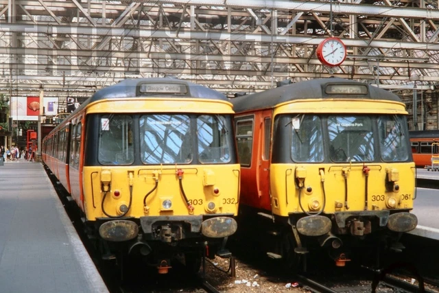 35MM SLIDE BR British Rail EMU Class 303 303032 Glasgow 1992 Original £ ...
