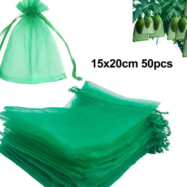 SAC FILET DE protection des fruits pour plantes de jardin facile ...
