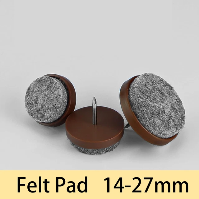 FURNITURE TABLE CHAIR Leg Floor Felt Pad Skid Glide Slide Nail ...