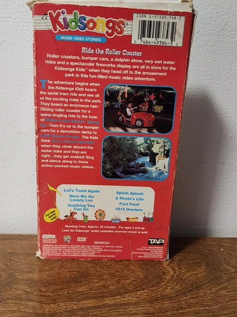 KIDSONGS - RIDE the Roller Coaster (VHS) Kidvision Music Video Stories ...