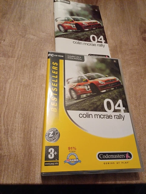 BEST SELLERS - Colin McRae rally 4 PC CD 4 Disc Set Codemasters 2004 ...