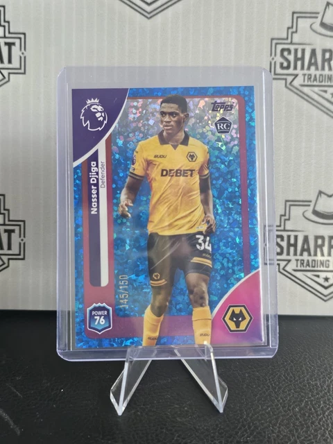 TOPPS PREMIER LEAGUE 2025/26 Wolves Nasser Djiga numbered 145/150 £5.43 ...