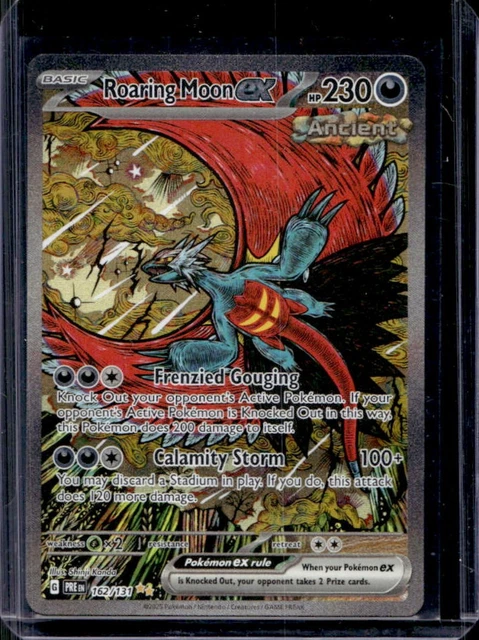 2025 POKEMON SV Prismatic Evolutions Roaring Moon ex #162/131 £0.75 ...