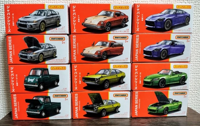 MATCHBOX JAPAN SERIES 12pc Set 1/64 Scale Metal Mini Car Collection EUR ...