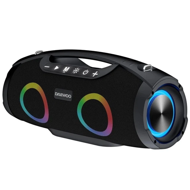 DAEWOO PARTY SPEAKER Boom Beat Pro 40W Bluetooth Boombox Speaker LED ...
