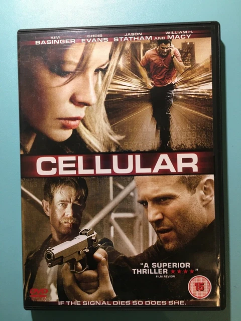 CELLULAR - KIM Basinger / Jason Statham (2005) DVD Free Postage £2.25 ...