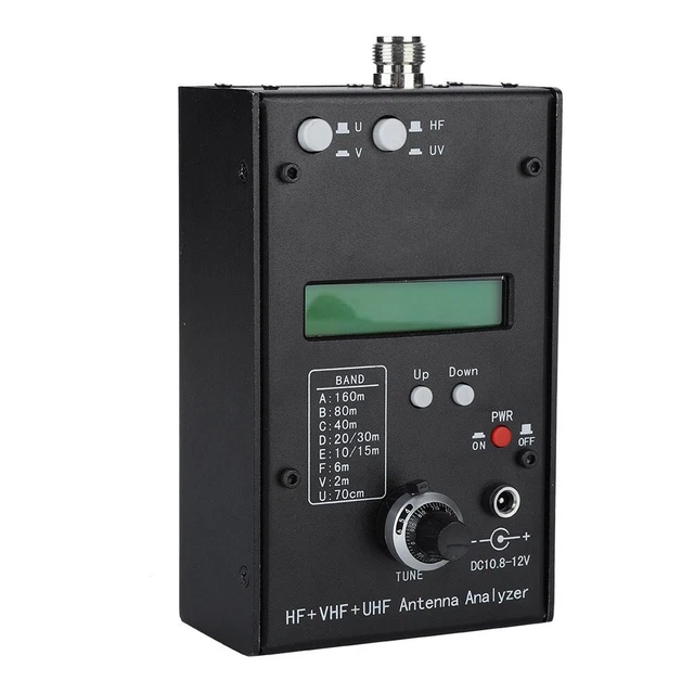 HF+VHF+UHF ANTENNA ANALYZER SWR Antenna Meter Tester RF Impedance ...