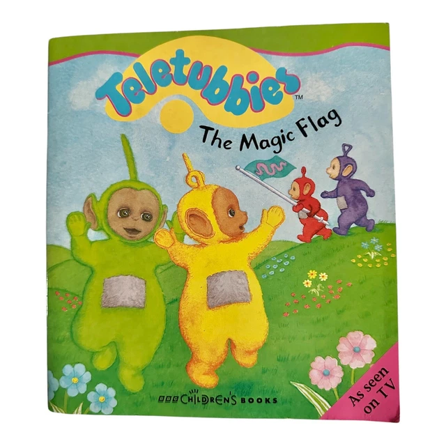 VINTAGE TELETUBBIES BBC Reading Story Books Vintage 90s The Magic Flag ...