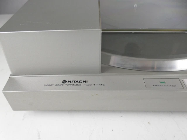 HITACHI HT-41S TURNTABLE Plattenspieler Direct Drive Quartz Locked Hi ...