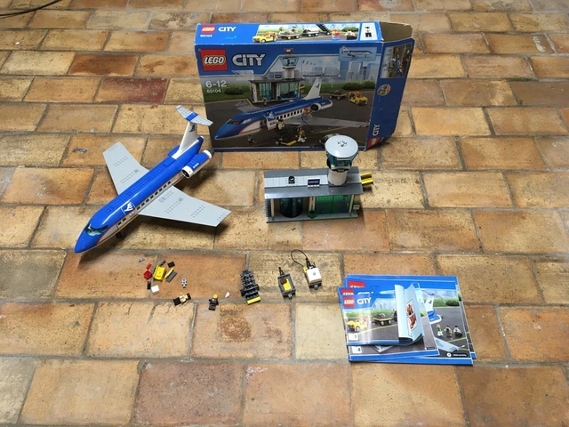LEGO CITY 60104 Airport Terminal Plane 85% complete EUR 49,00 - PicClick FR