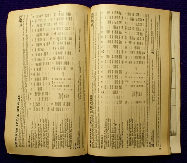 SOUTHDOWN BUS COACH Transport Timetable Route Map West Sussex Edition ...