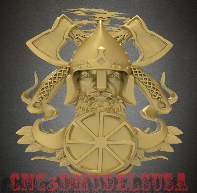 SLAVIC WARRIOR 3D model STL file for cnc router laser & 3d printer £1.25 - PicClick UK