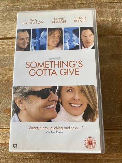 Somethings Gotta Give Vhs Video Brand New Sealed Jack Nicholson Diane