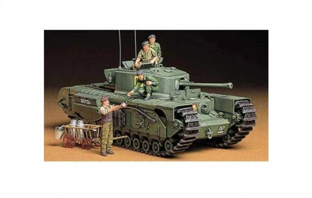 TAMIYA 1/35 N°210 BRITISH INFANTRY TANK MK.4 CHURCHILL MK.VII kit 35210 ...