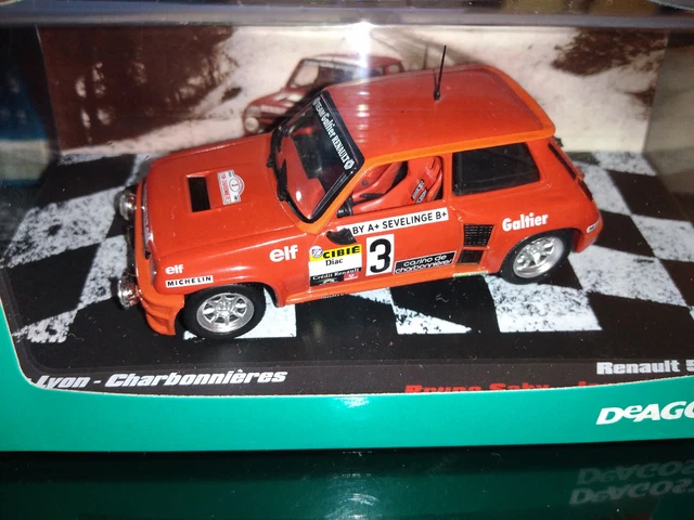RENAULT 5 TURBO 1/43 DeAgostini - Lyon 1981 - Saby - Sevelinge EUR 39 ...
