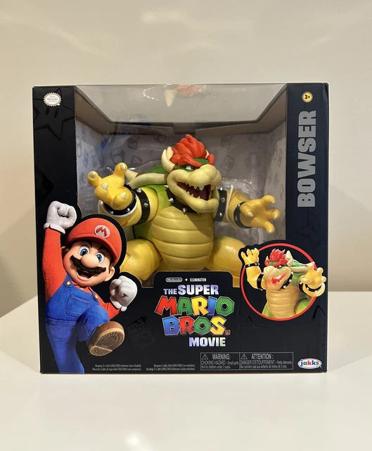 SUPER MARIO BROS Movie Premium 7” Bowser Figure Fire Breathing NEW 2023 ...