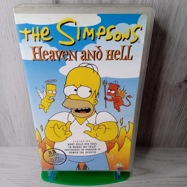 THE SIMPSONS HEAVEN And Hell Vhs Tape - Rare Retro Tv Series £11.96 ...
