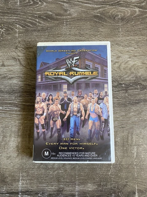 WWF ROYAL RUMBLE (2001, VHS) The Rock Stone Cold Undertaker - WWE VHS Ex Rental $59.50 - PicClick AU