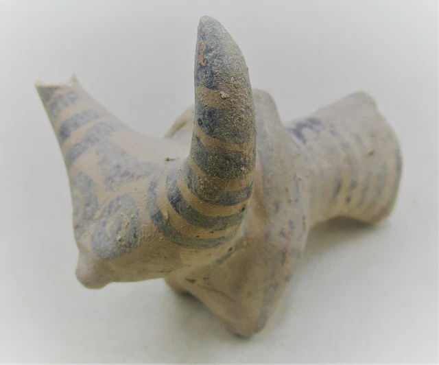 ANCIENT INDUS VALLEY Terracotta Harappan Bull Figurine. Circa 2200 ...