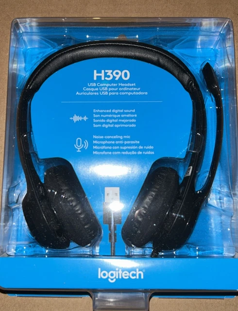 LOGITECH H390 USB Headset with Noise-Canceling Microphone $27.48 ...