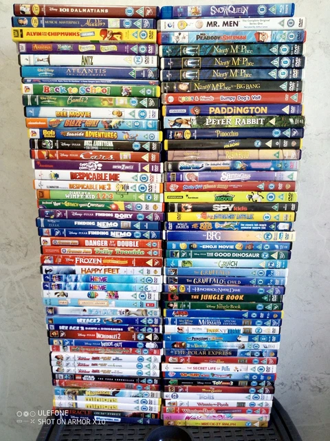 KIDS DVD MULTI Listing Film TV Childrens No Case Bundle Up Disney All £ ...