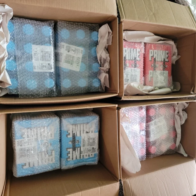 PRIME HYDRATION DRINK Blue Raspberry Red Fruit Punch 12 Pack Logan Paul ...