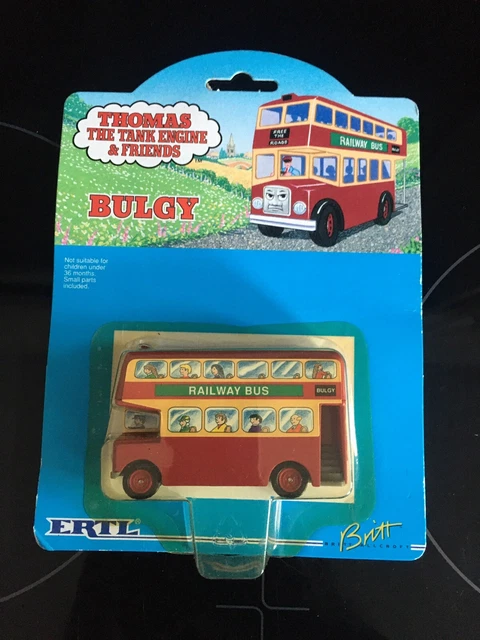THOMAS THE TANK Engine & Friends ERTL BULGY THE BUS DIECAST NEW AND ...