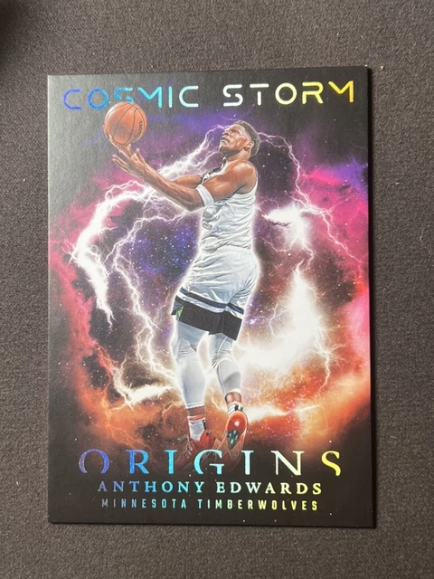 2023-24 PANINI ORIGINS Anthony Edwards #13 Cosmic Storm SSP PLAYOFFS 🙂 ...