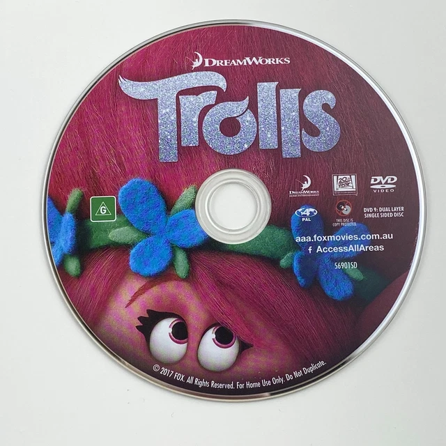 TROLLS (DVD, 2016) Disc Only | Animation, Anna Kendrick $3.50 - PicClick AU