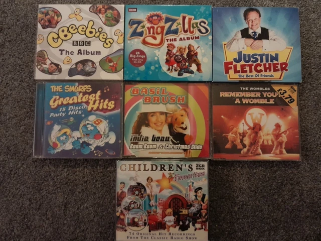 KIDS CDS CBEEBIES(NEW),ZINGZILLAS,JUSTIN,SMURFS,WOMBLES,BASIL Brush ...