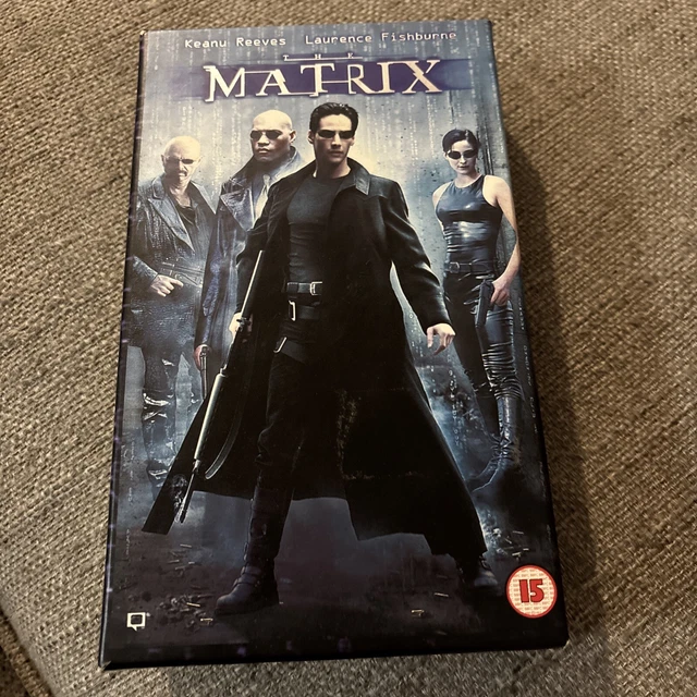 THE MATRIX (VHS, 1999) Rare Cardboard Sleeve Keanu Reeves Video Tape ...